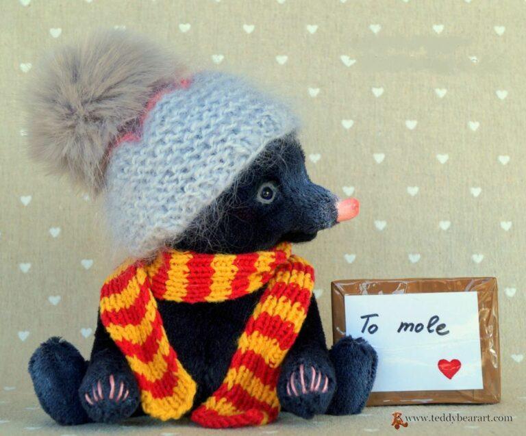 Stuffed Mole Sewing Pattern: Craft Your Way to Mole Magic - Teddy Bear Art