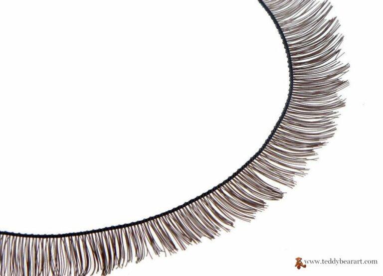 How to Make Teddy Bear Eyelashes and Eye Whites - Teddy Bear Art