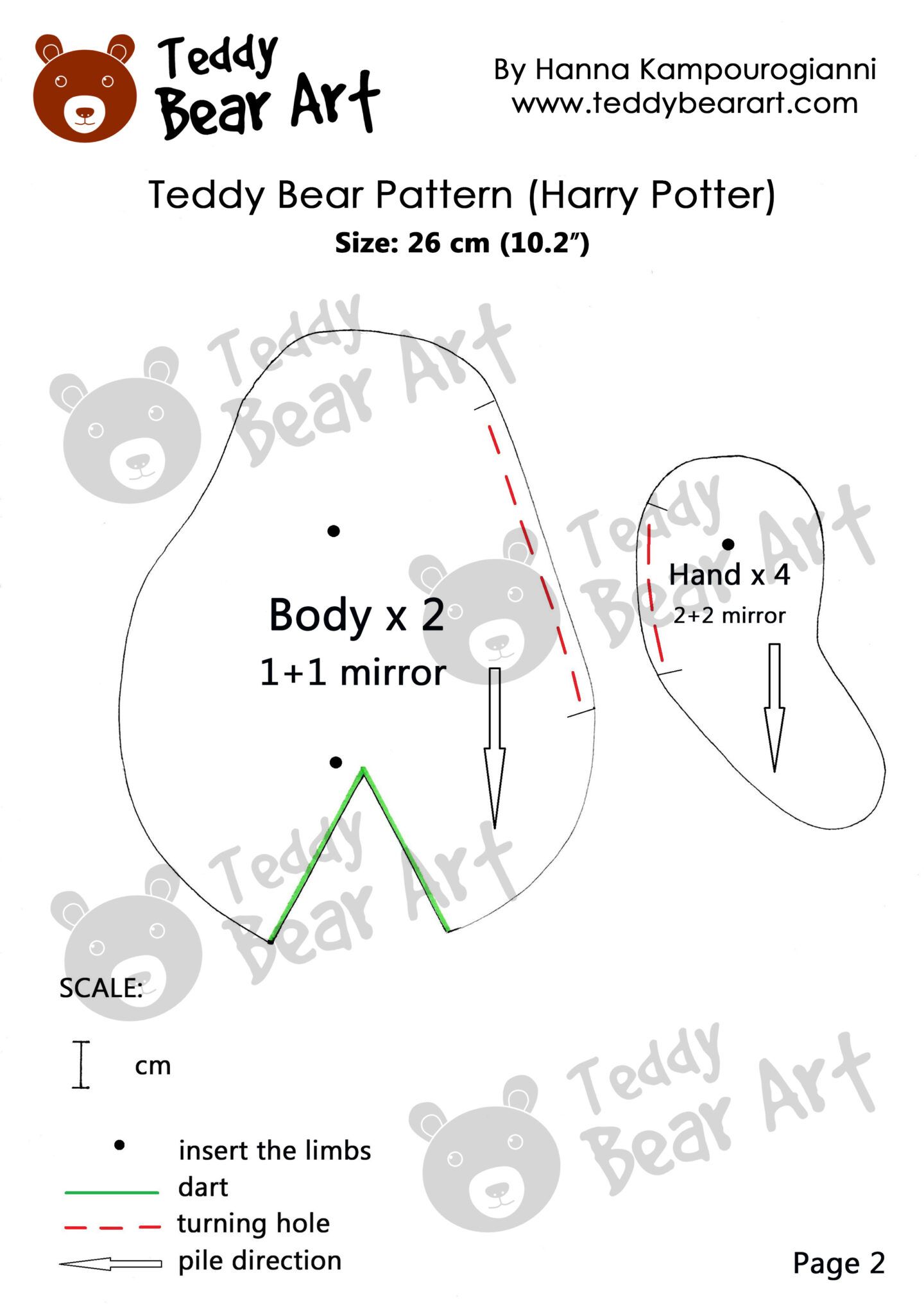 Free Teddy Bear Sewing Pattern Guide - Teddy Bear Art