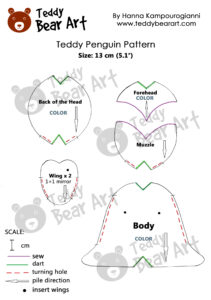 Gift Idea: Handmade Penguin Teddy Using our Free Pattern - Teddy Bear Art