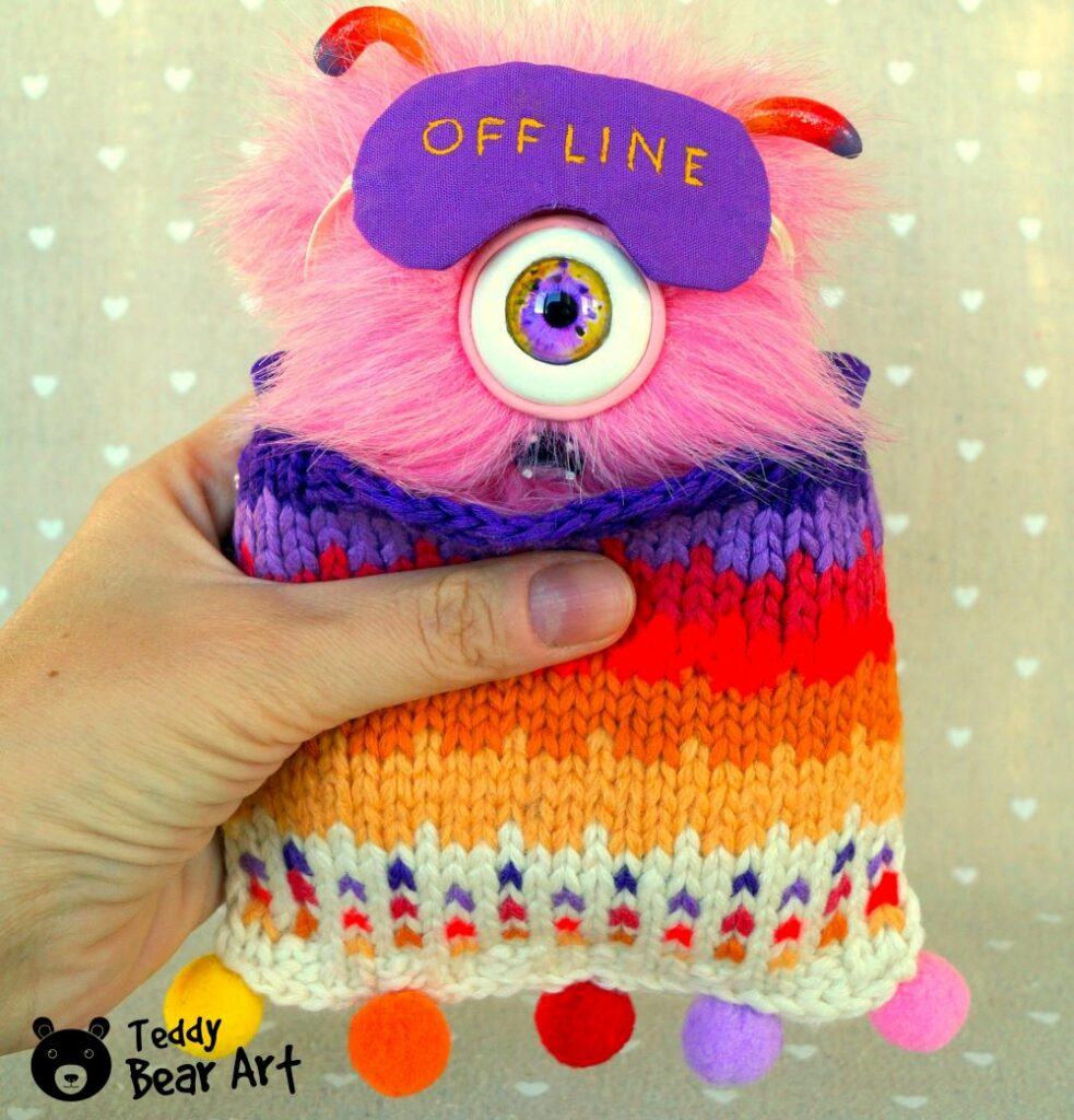 Making a Cute Monster Toy: Step-by-Step Guide with Free Pattern -002 ...
