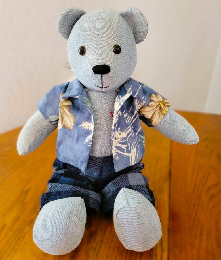 A Step-by-Step Guide on How to Make Memory Bears - Crafting Sentiment - Teddy Bear Art