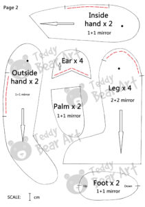 Sneak Peek: Exclusive Mohair Red Teddy Bear Sewing Pattern Unveiled ...