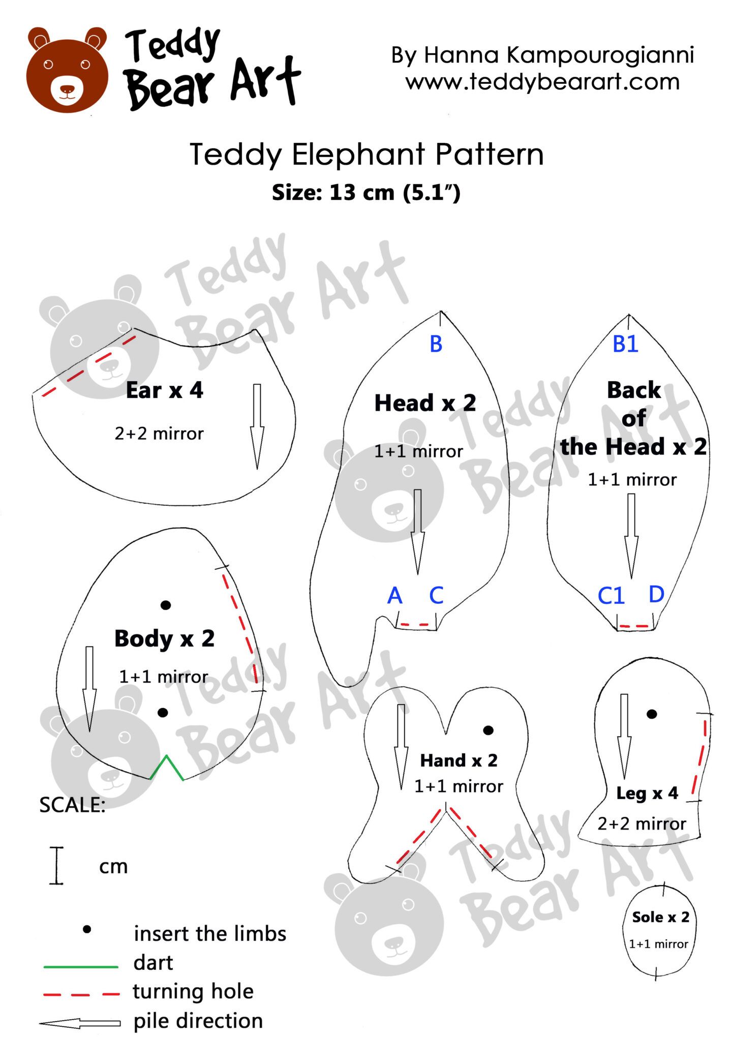 20 Free Stuffed Animal Sewing Patterns - Teddy Bear Art