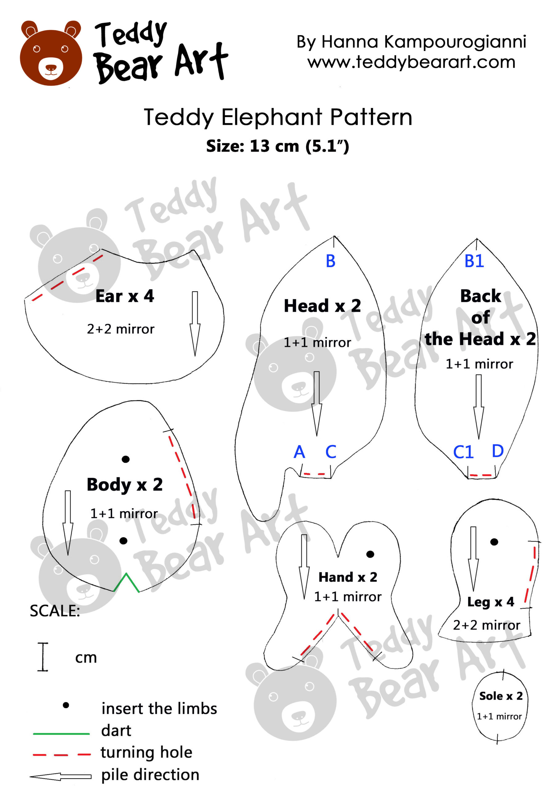 20 Free Stuffed Animal Sewing Patterns - Teddy Bear Art