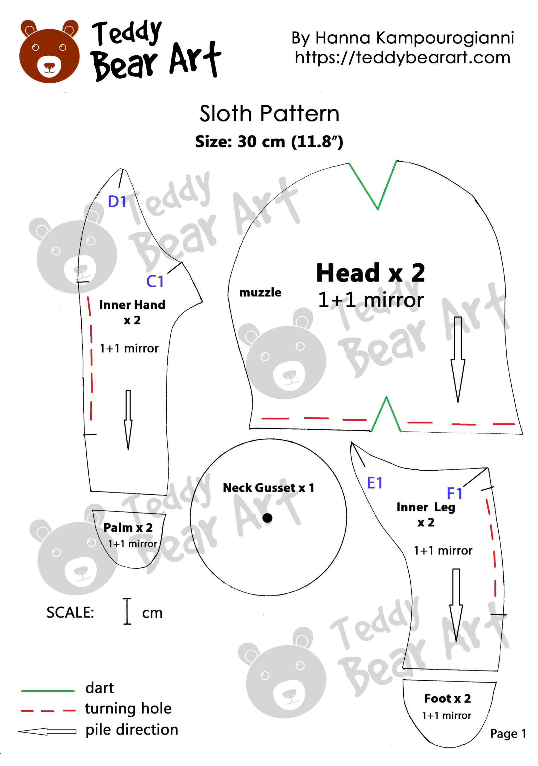 20 Free Stuffed Animal Sewing Patterns - Teddy Bear Art