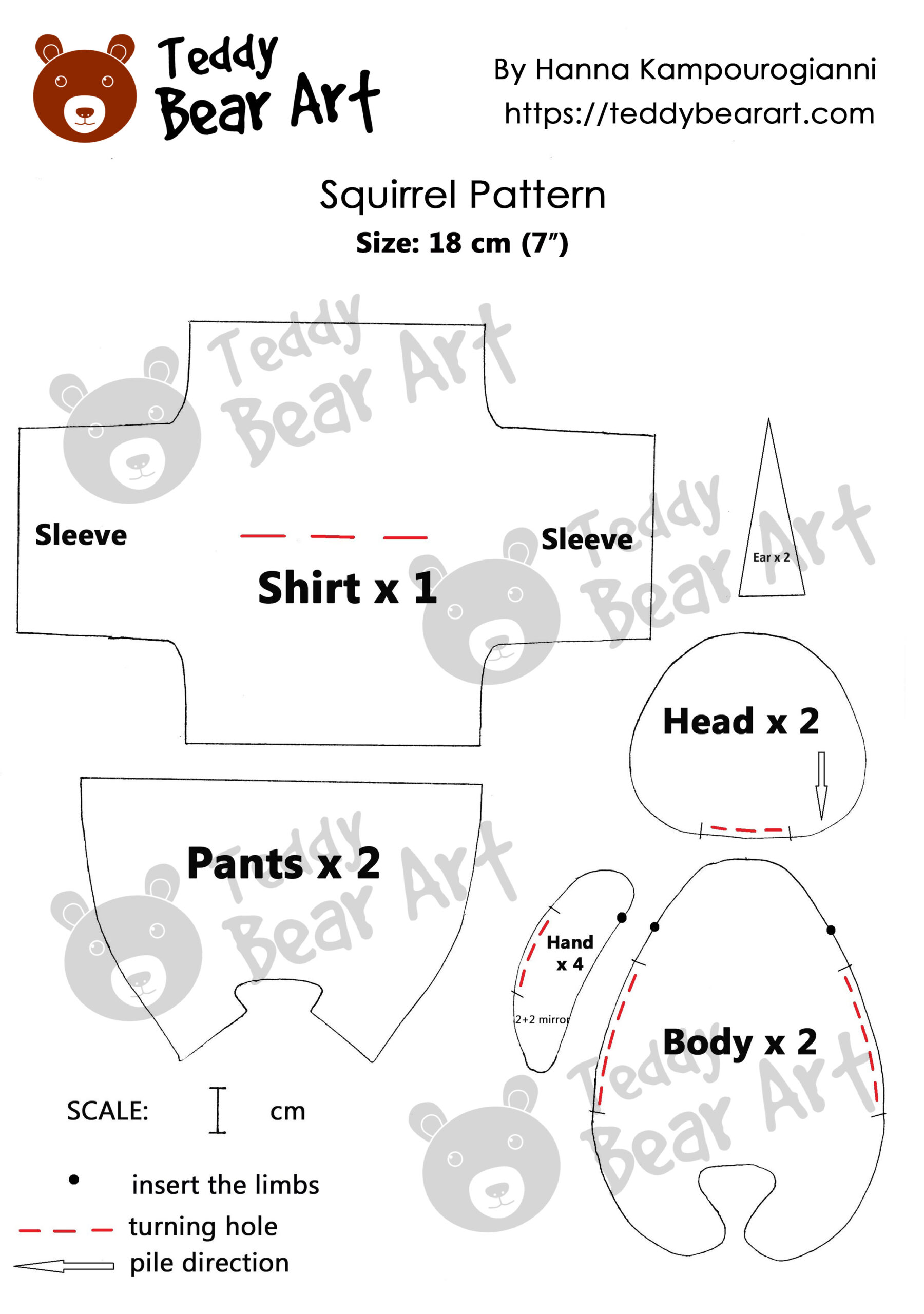 20 Free Stuffed Animal Sewing Patterns - Teddy Bear Art