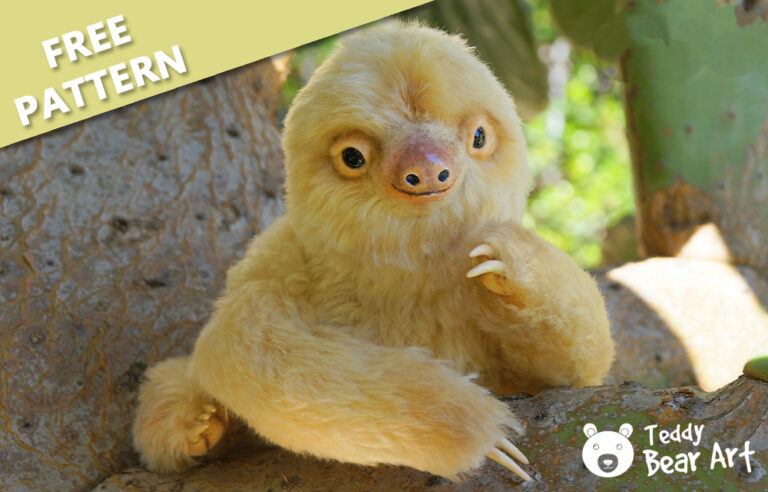 Sloth Stuffed Animal Pattern: A Unique Offer - Teddy Bear Art