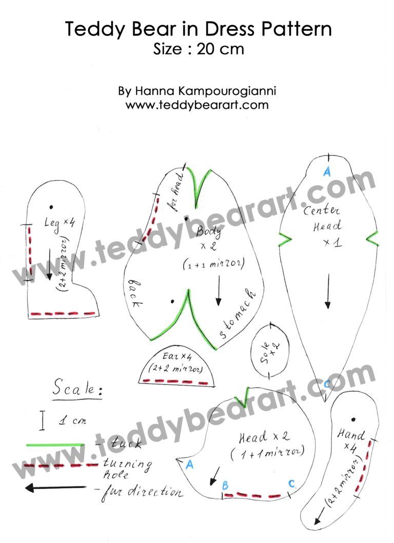 Teddy Bear Mastery: 5 Teddy Bear Patterns for Beginners That Deliver ...