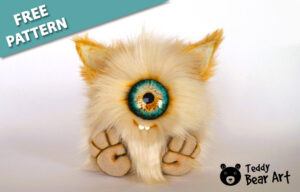 Free Cute Cyclops Sewing Pattern: Craft a Unique Collector’s Plush Toy ...
