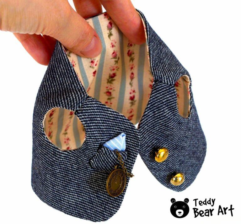 Unique Teddy Bear Vest Pattern Inspired by Manatee Style - Teddy Bear Art