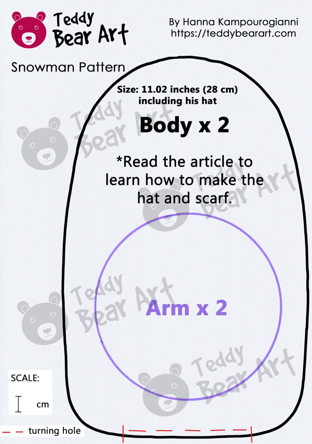 Easy Stuffed Snowman Pattern: A Quick Craft for All Ages - Teddy Bear Art