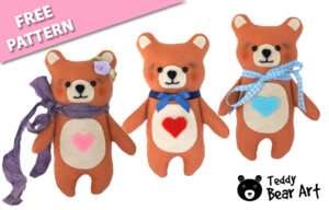 Free Felt Teddy Bear Template: Easy DIY for Beginners - Teddy Bear Art