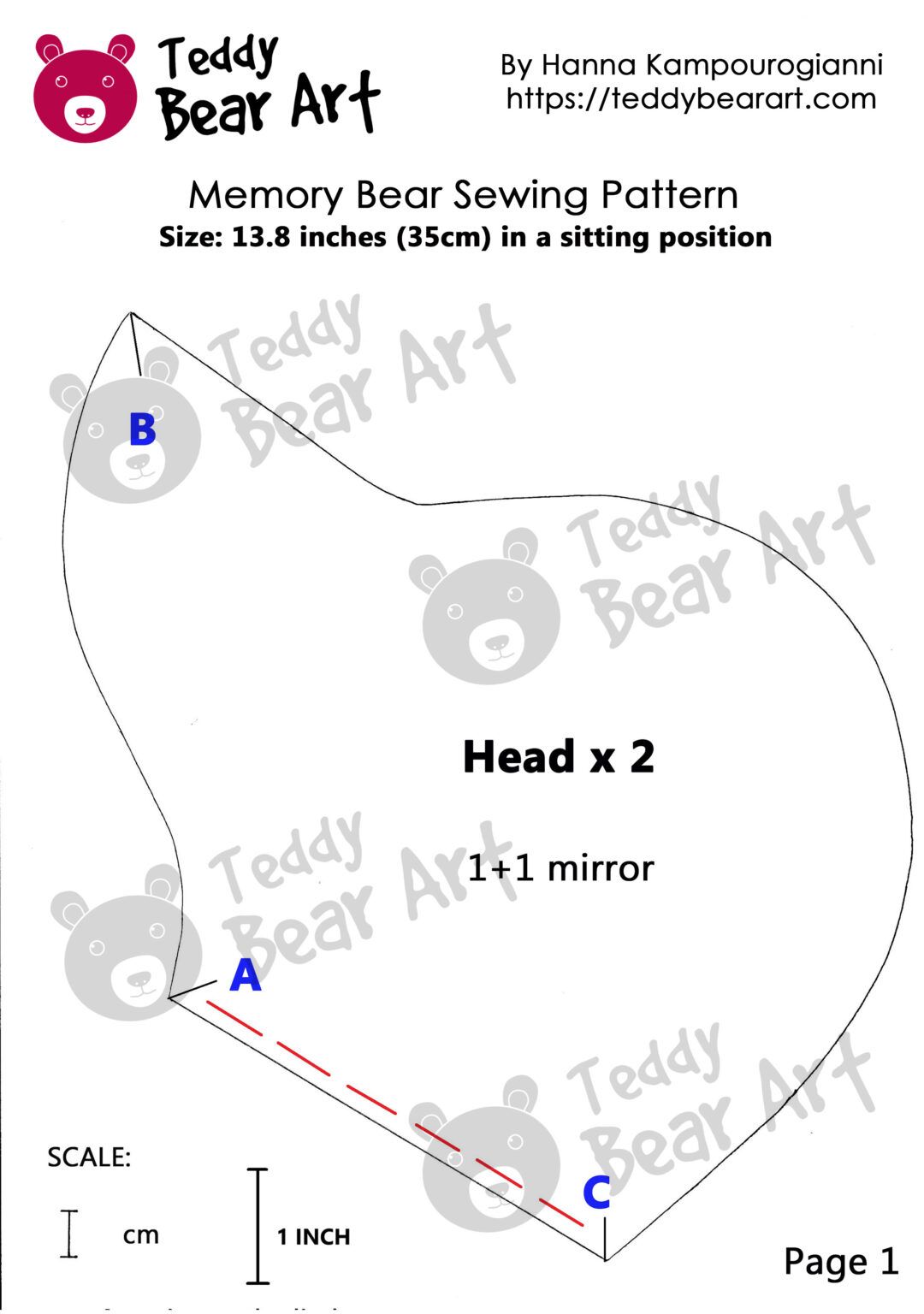 Free Memory Bear Sewing Pattern: Create a Special Keepsake - Teddy Bear Art