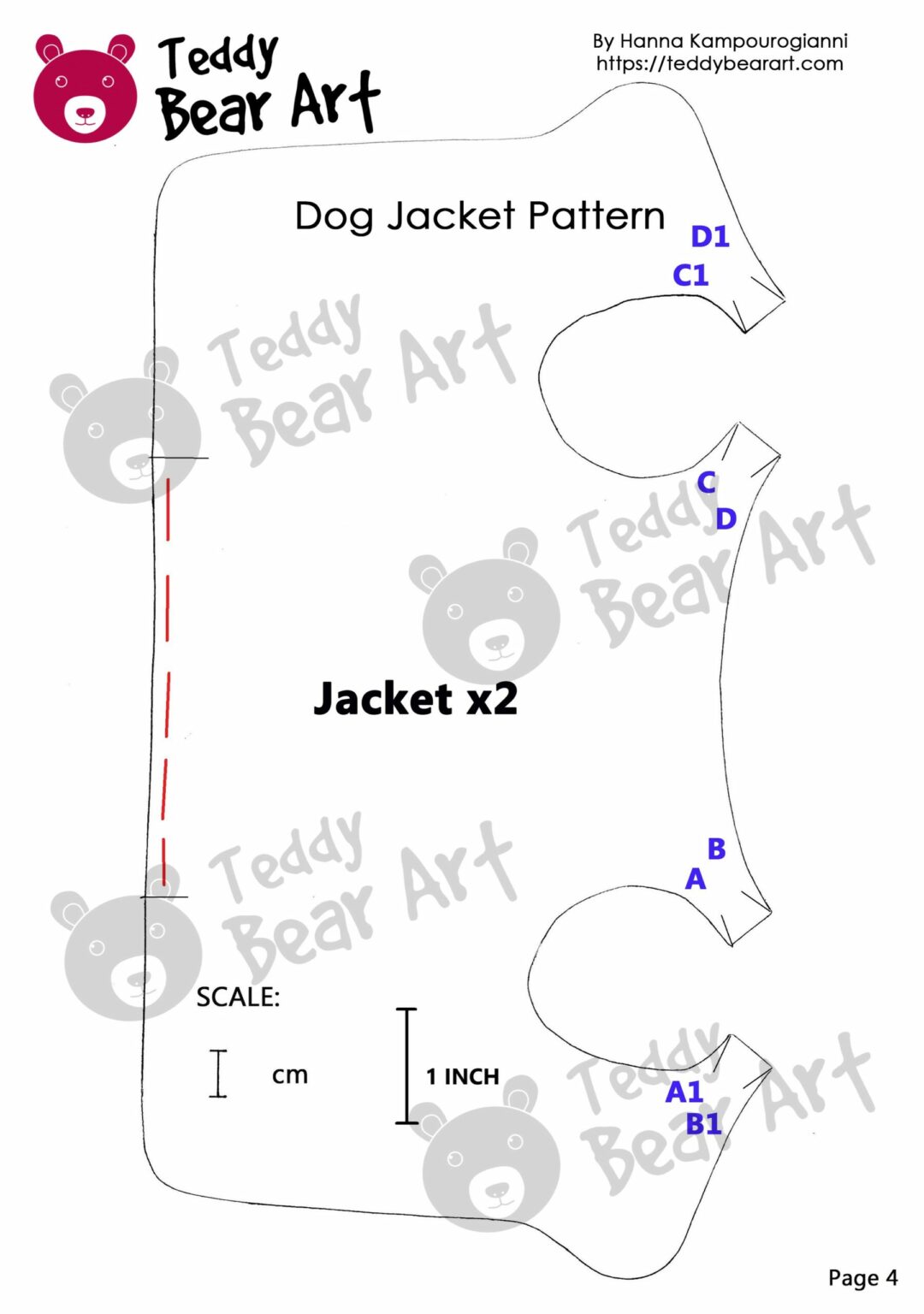 Free Stuffed Dog Pattern and Jacket Pattern for a Collector’s Toy ...