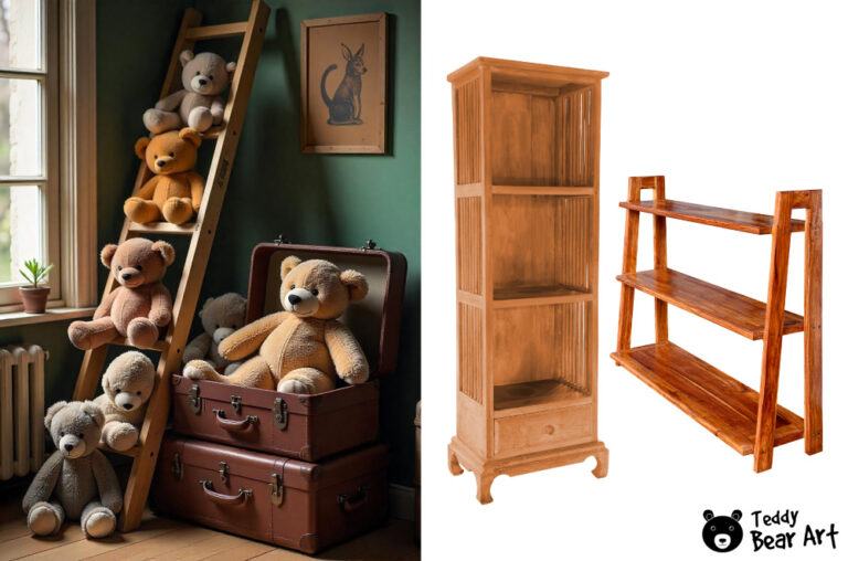 10 Stylish Stuffed Animal Display Ideas - Teddy Bear Art