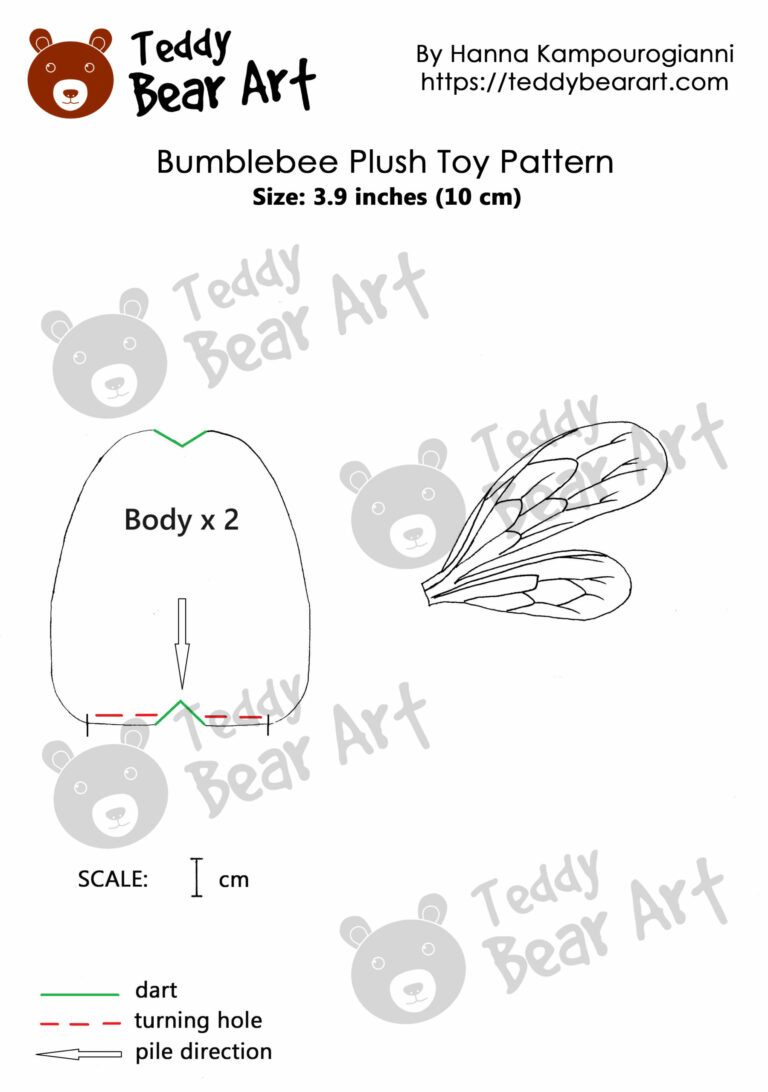 3 Easy DIY Plushies with Free Templates and Instructions - Teddy Bear Art