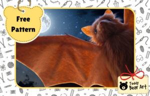 Handmade Plush Bat Sewing Tutorial: Tons of Detailed Photos - Teddy Bear Art