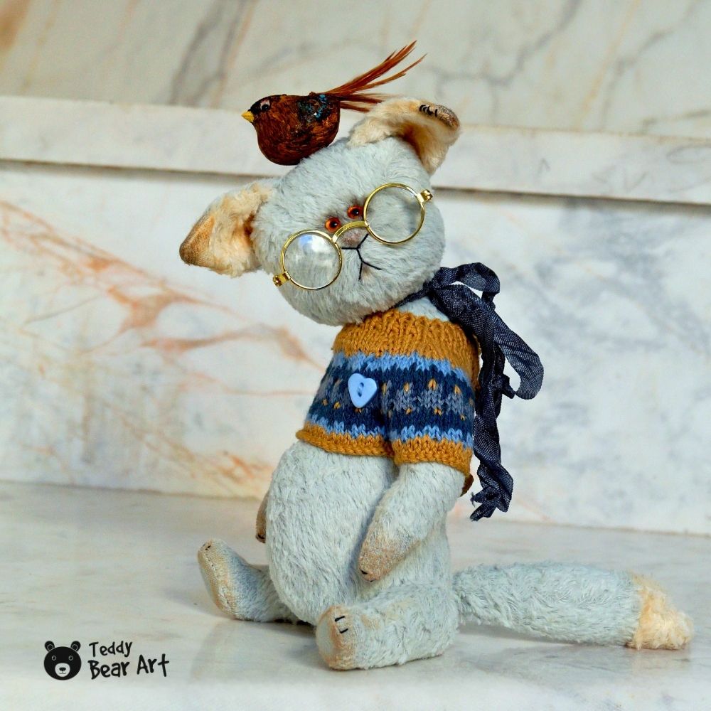 Free Jointed Cat Plushie Pattern - Teddy Bear Art