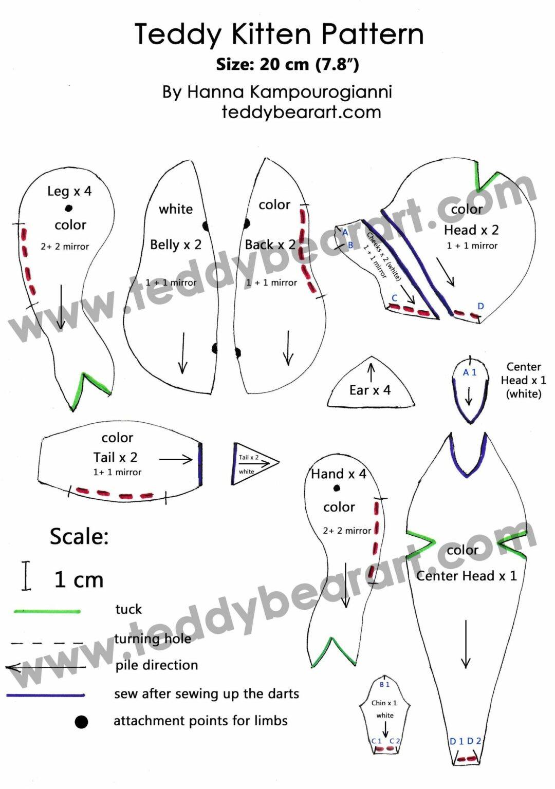 7 Free Plush Sewing Patterns - Teddy Bear Art