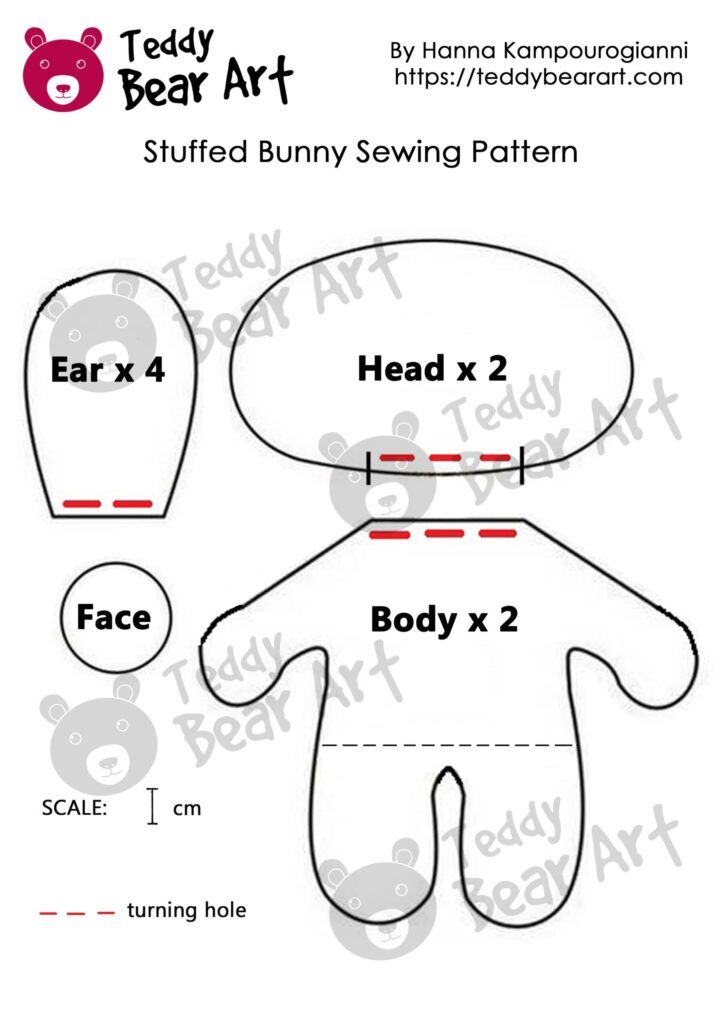 7 Free Plush Sewing Patterns - Teddy Bear Art