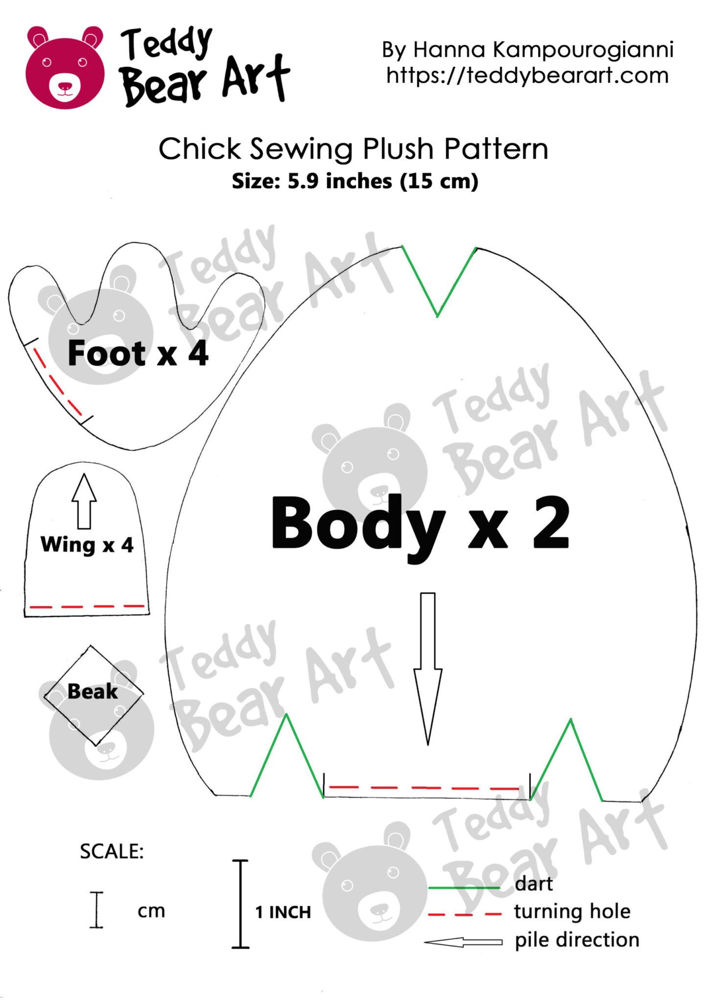 7 Free Plush Sewing Patterns - Teddy Bear Art