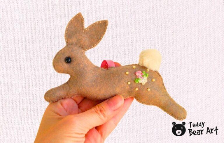 How to Sew a Felt Rabbit - Teddy Bear Art