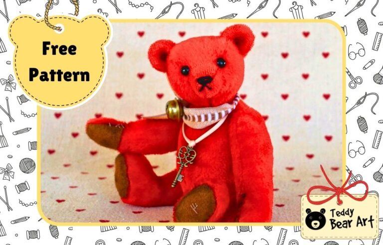 Mohair Teddy Bear Pattern for Beginners - Teddy Bear Art