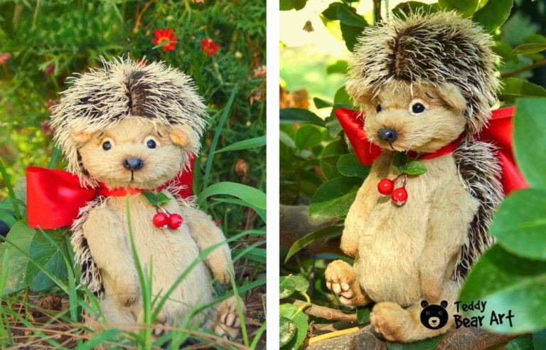 Free Hedgehog Stuffed Animal Pattern and Sewing Tips - Teddy Bear Art